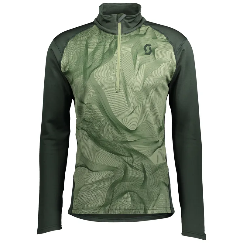 Scott Defined Light Men's Pullover in Tree Green/Print