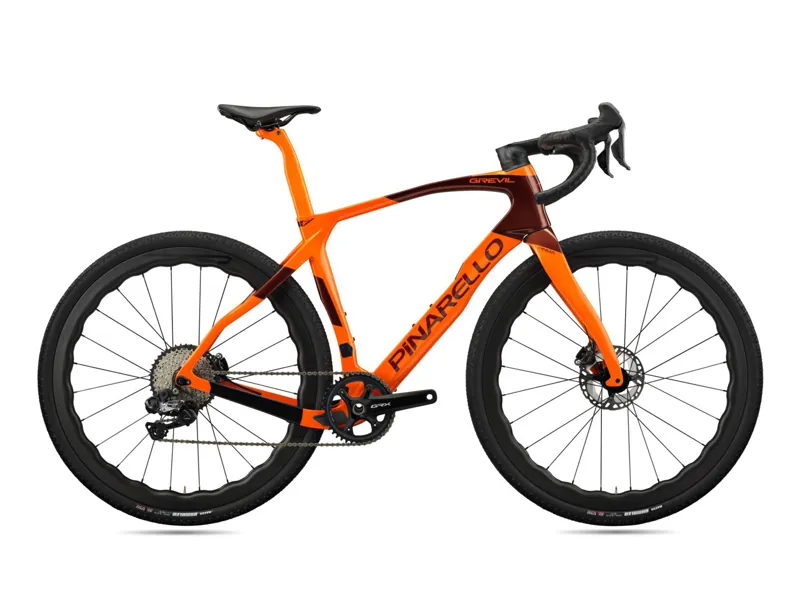 Pinarello Grevil F9 Disc CE360 Stone Orange GRX Di2 Gravel Bike