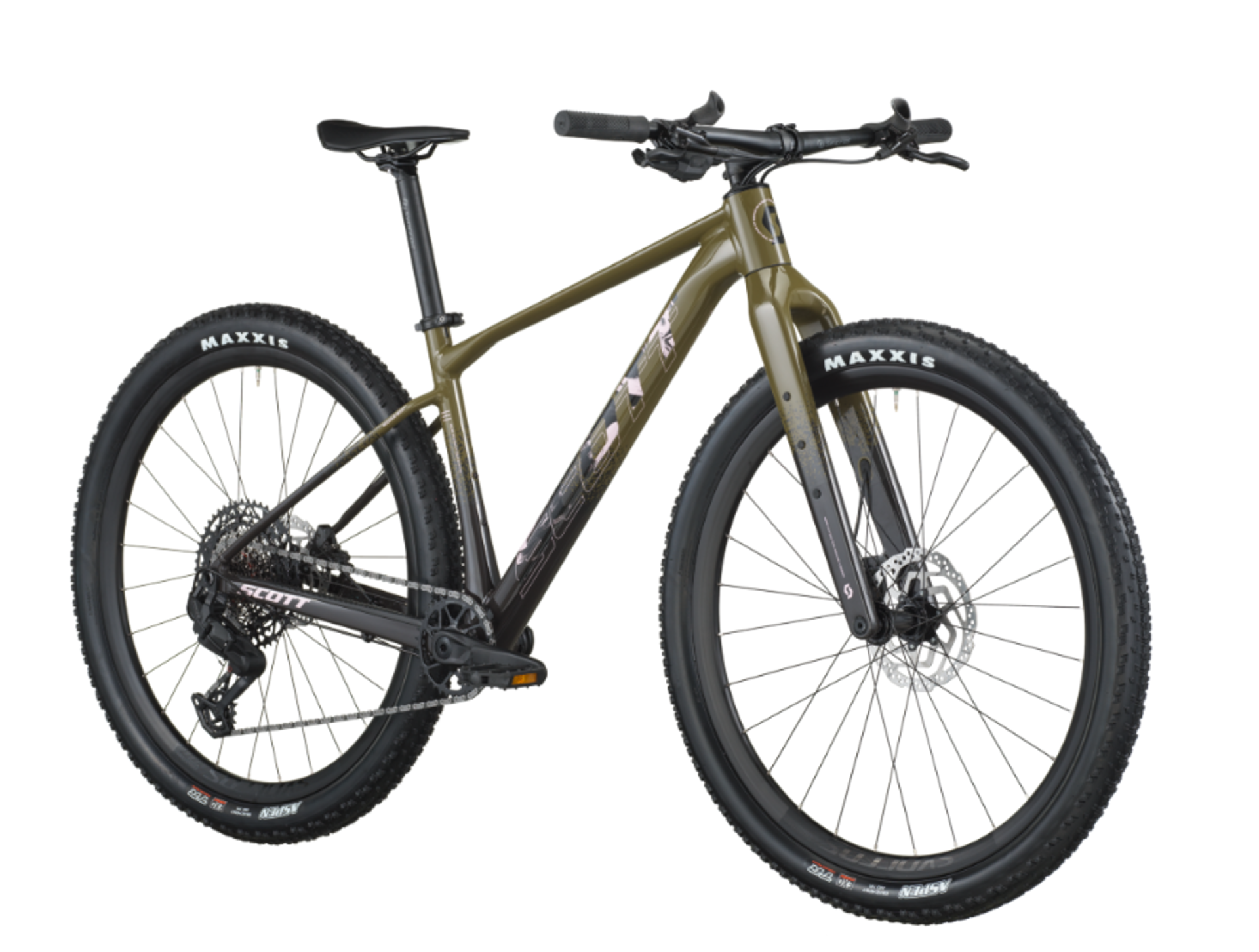 Scott Scale 20 Gravel Bike in Kaki Green/Carbon Black