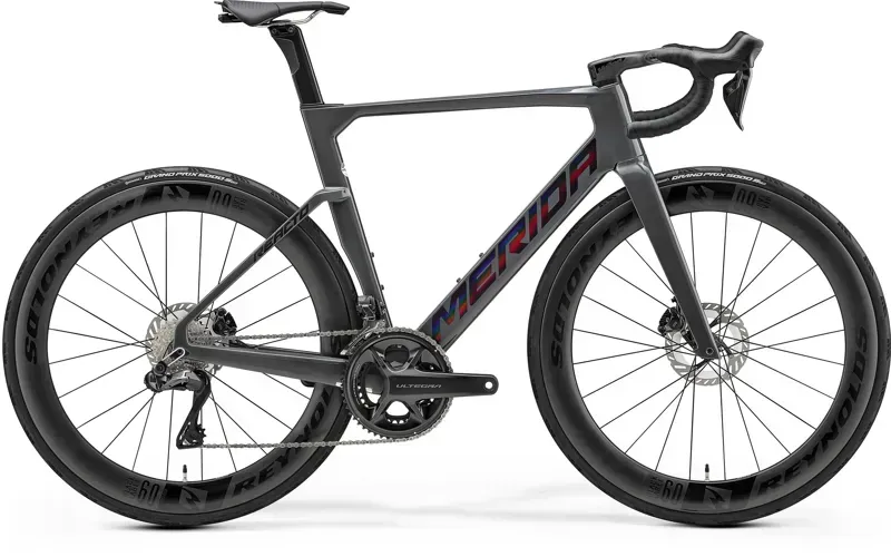 Merida Reacto 9000 Road Bike In Dark Grey/Purple